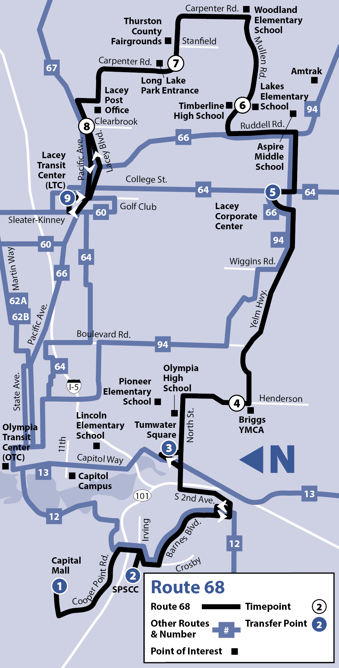 68 Intercity Transit