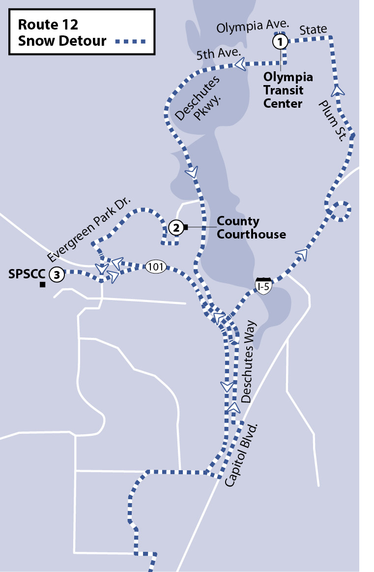 Route 12 Snow Detours | Intercity Transit